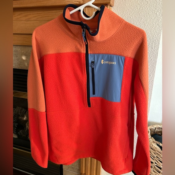 cotopaxi | Other | Cotopaxi Multicolor Fleece Pullover With Blue Pocket ...